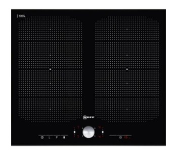 Neff 60cm Flex Induction Hob, TwistPad Fire, 2x Extended Flex Buyers ...